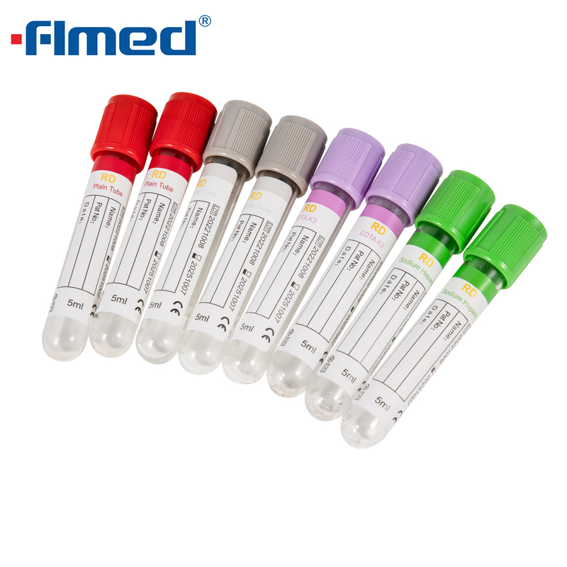 Vacuum Glass Blood Collection Tubes for Blood Samples Collection from ...