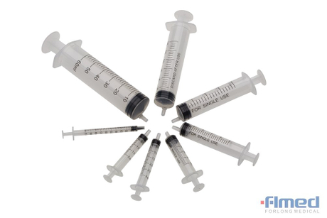 3-part Disposable Medical Syringes with Needles PE/Blister packing from ...